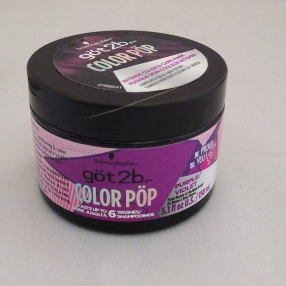 Hair | Schwarzkopf Got2b Color Pop Hair Mask Purple | Poshmark